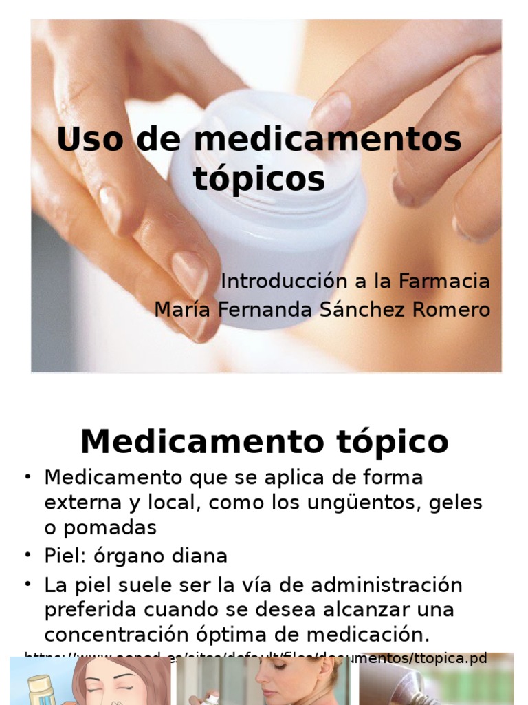 Uso de Medicamentos Tópicos | PDF