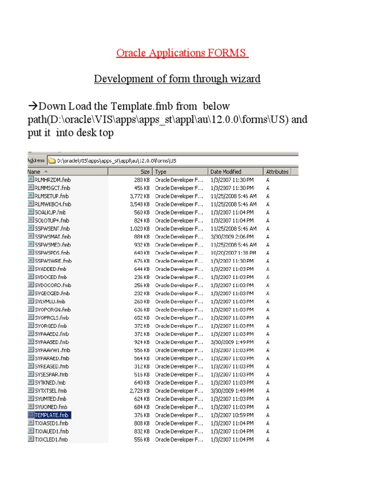 Forms Oracle Apps R12 | PDF | Database Schema | Double Click