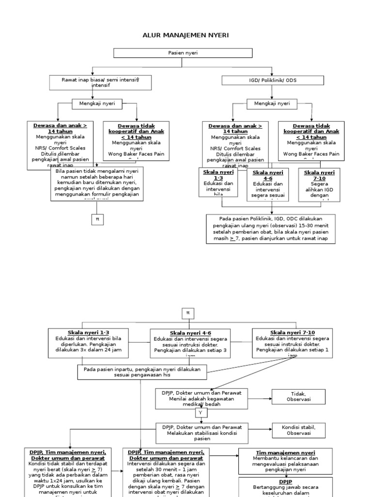 Alur Manajemen Nyeri | PDF
