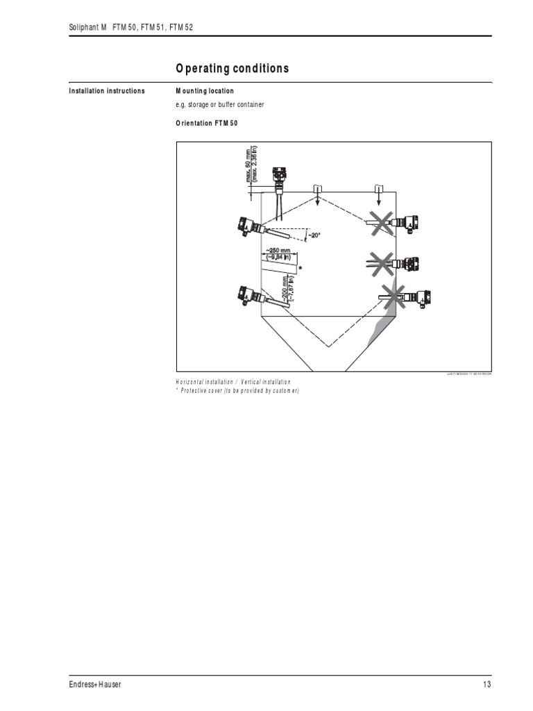 Endress&Hauser Soliphant FTM51 | PDF | Technology & Engineering