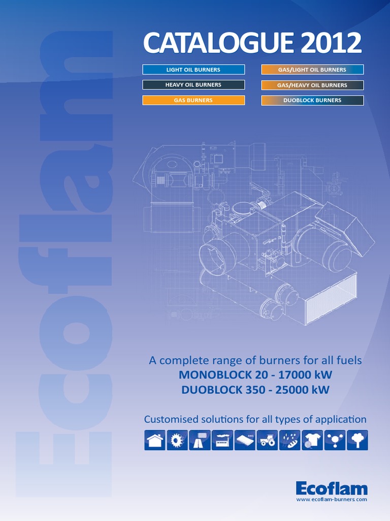 Ecoflam Catalogue 2012 | PDF | Fuel Oil | Hvac