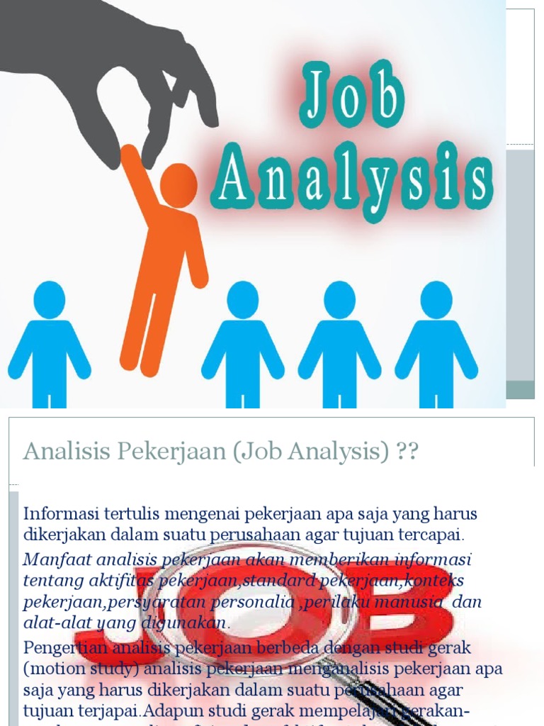 Analisis Pekerjaan | PDF