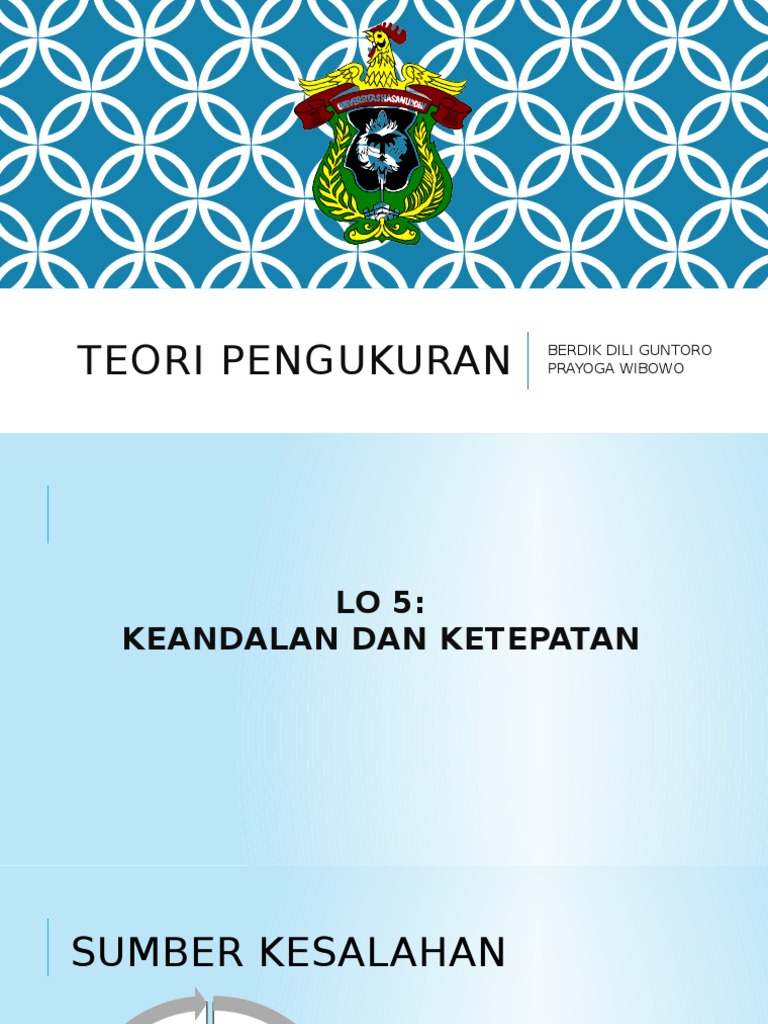 Keandalan dan Ketepatan Pengukuran | PDF
