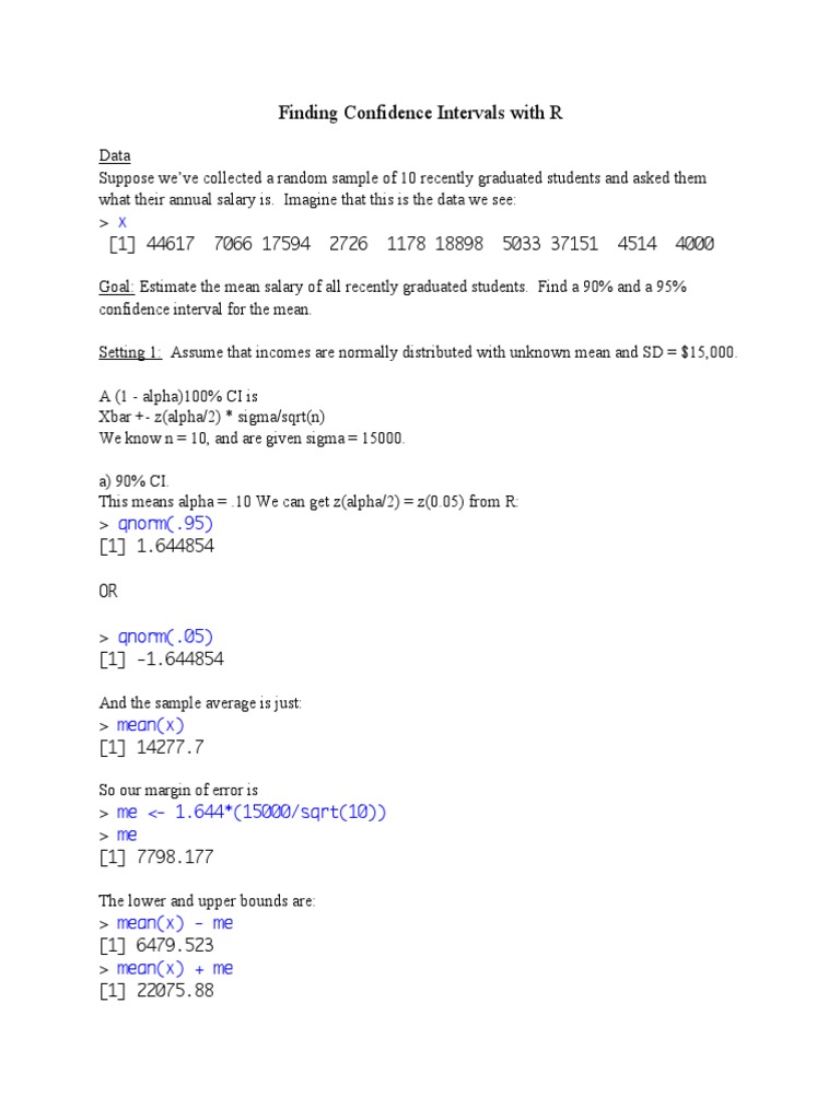 Confidence Interval Pdf Bootstrapping Statistics Confidence