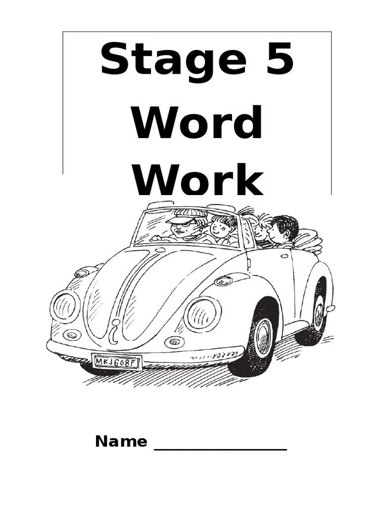 Stage 5 Word Work | PDF