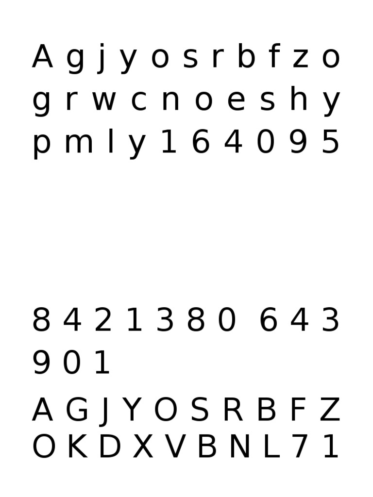 Random Alphanumeric Sequence Analysis | PDF | Sports & Recreation | Science & Mathematics