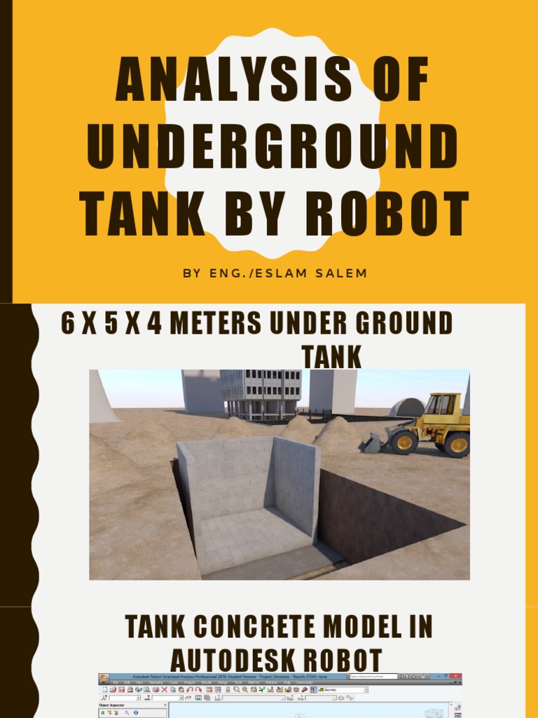 Analysis of Underground Tank by Robot: by Eng./Eslam Salem | PDF | Social Science