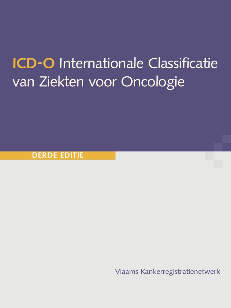 Icd o 3 | PDF