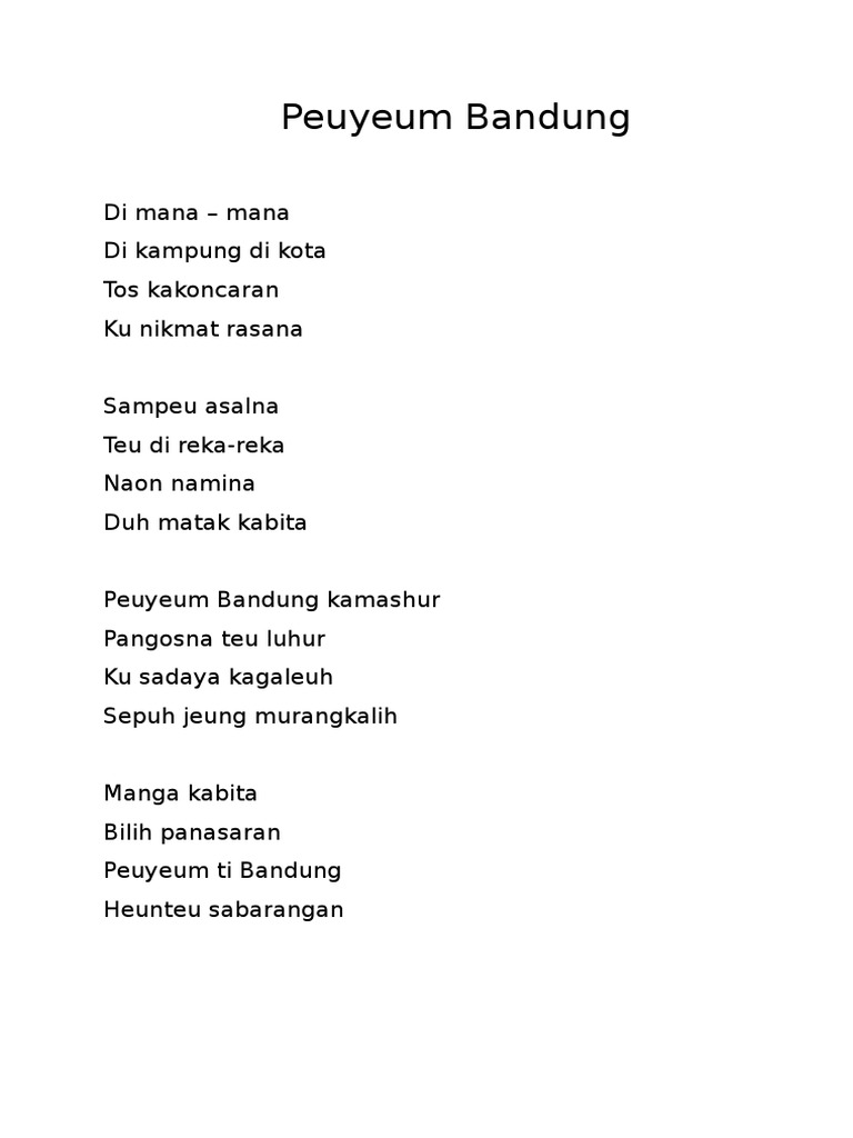 Peuyeum Bandung | PDF
