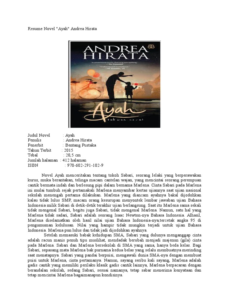 Resume Novel Ayah | PDF