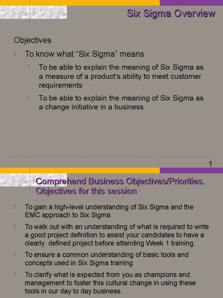 An In-Depth Look at Six Sigma Methodology | PDF | Six Sigma | Standard ...