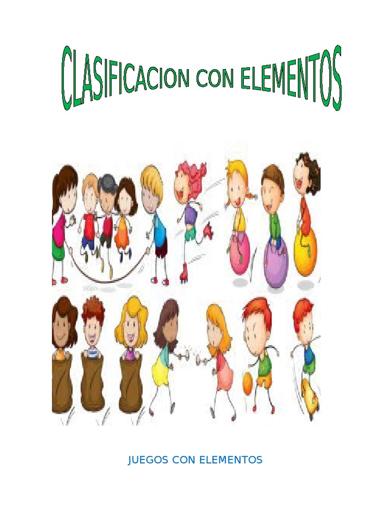 Clasificacion de Juego Carpeta 1 | PDF | Ocio