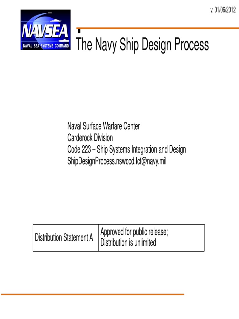 4368 Ship Design Process B Section A | PDF | Naval Architecture | Navies
