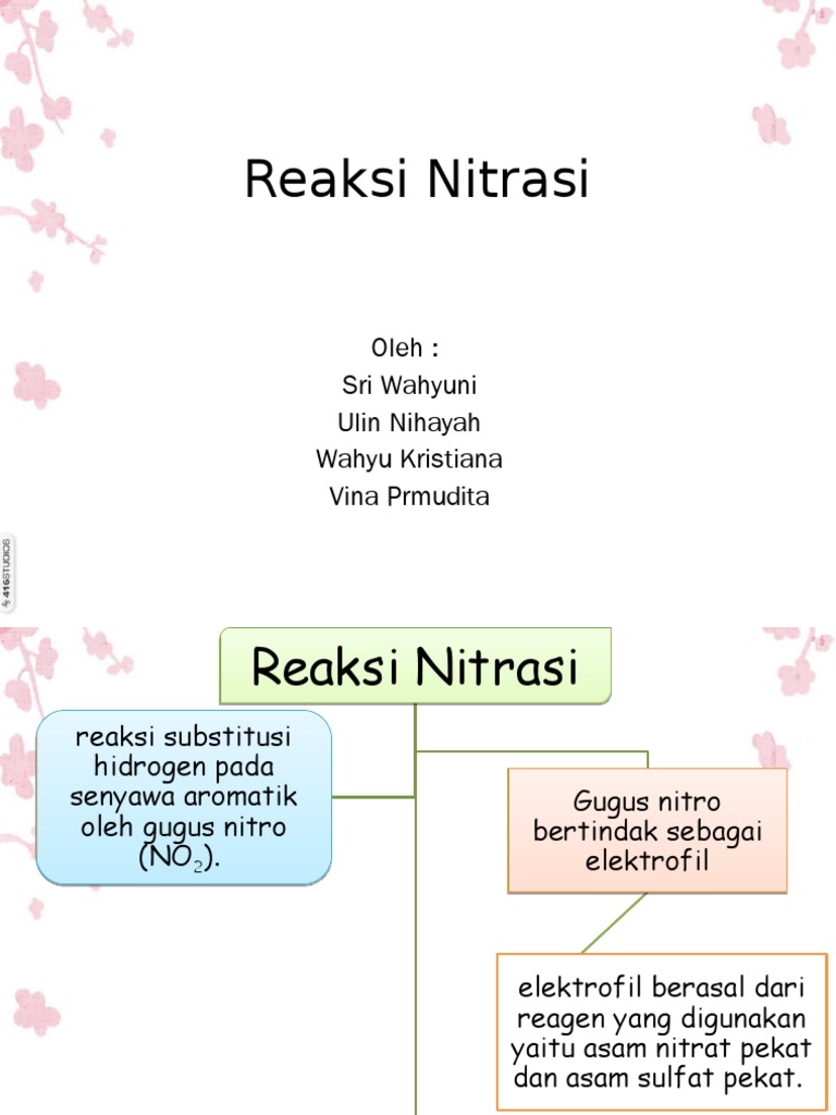 Mekanisme Reaksi Nitrasi | PDF | Sains & Matematika