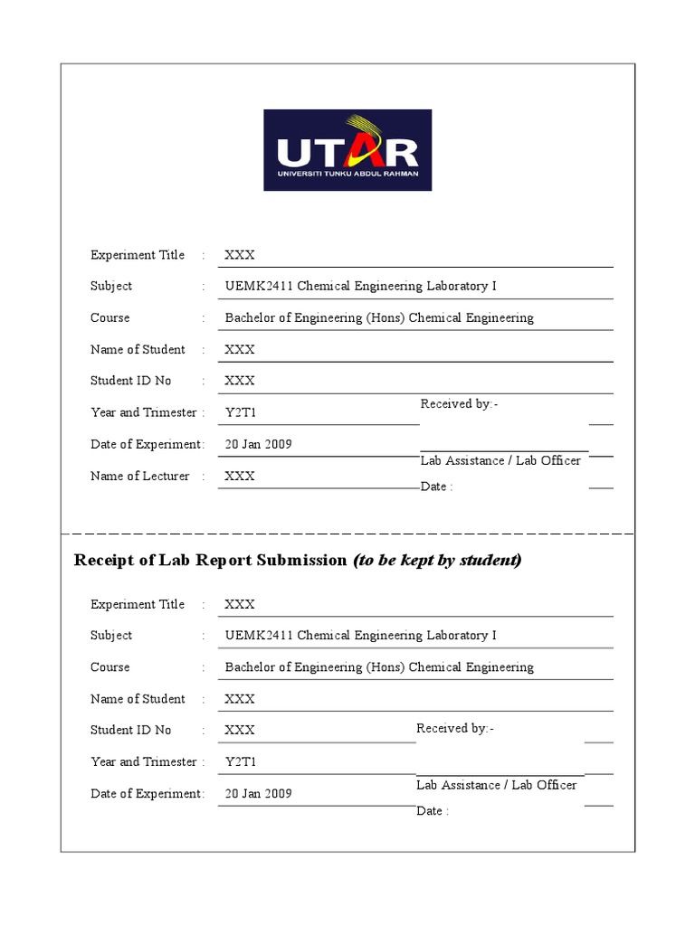 CL Lab Report Cover | PDF