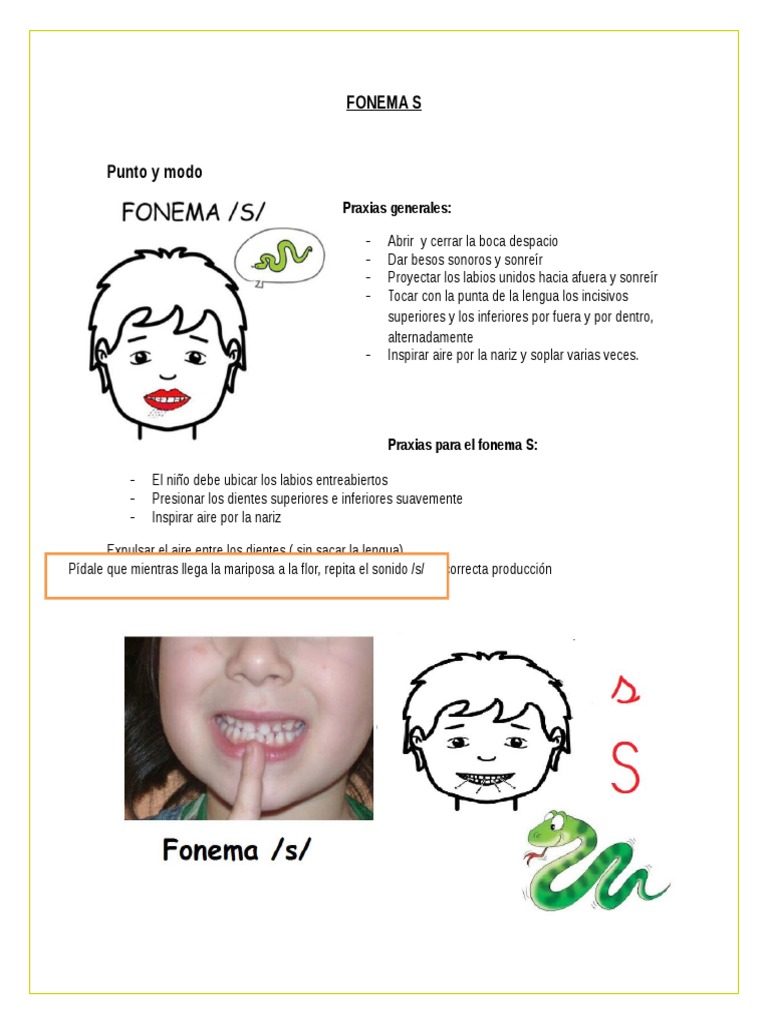 Fonema S | PDF | Sonido | Naturaleza
