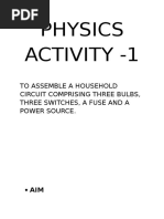 Class - Xii Physics Experiment - 1 Aim | PDF | Electrical Resistance ...