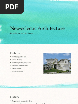 Neo Eclectic Architecture