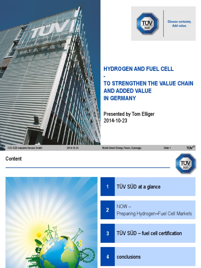TÜV SÜD Fuel Cell Certification Insights | PDF | Fuel Cell ...