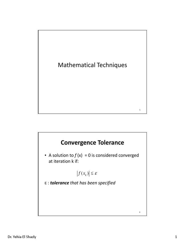 Mathematical Techniques | PDF | Ordinary Differential Equation ...