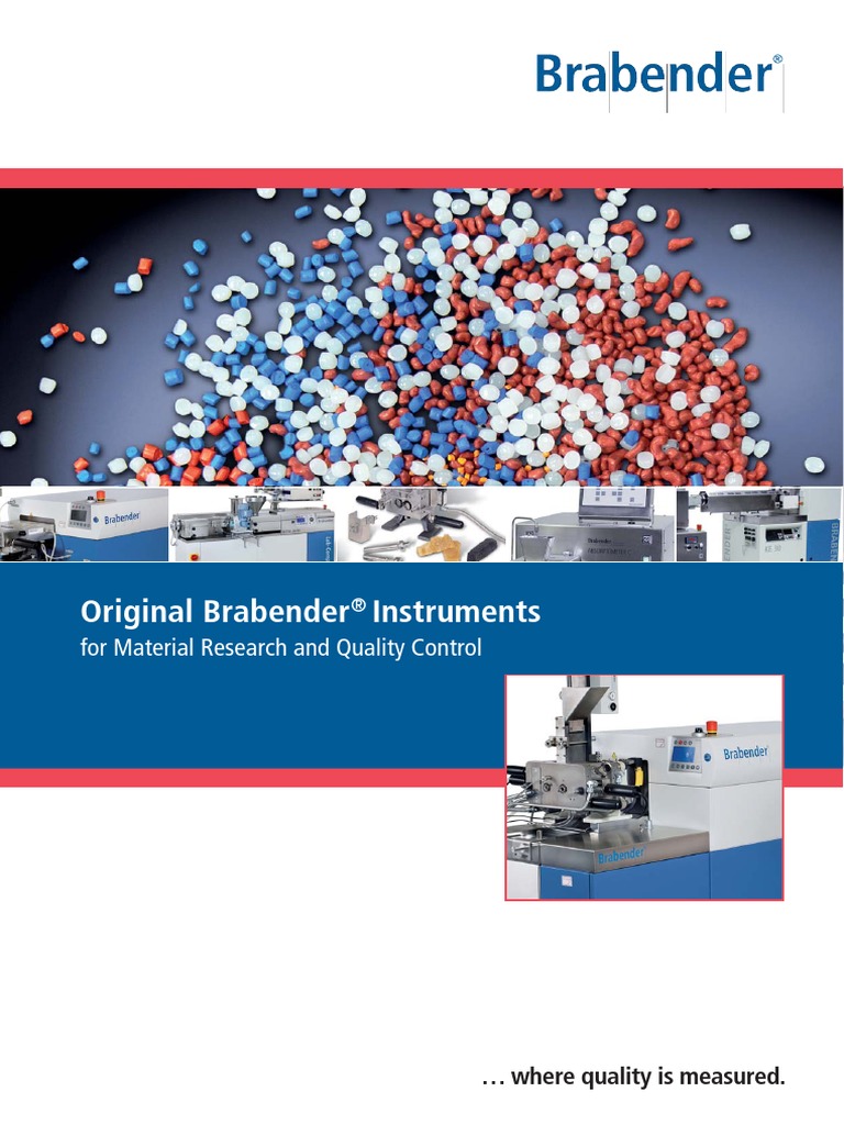 E Original Brabender | PDF | Extrusion | Hvac