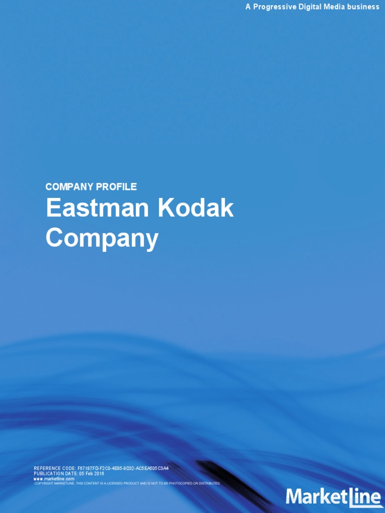 Kodak Co. Financial Report 2016 | PDF | Business | Science