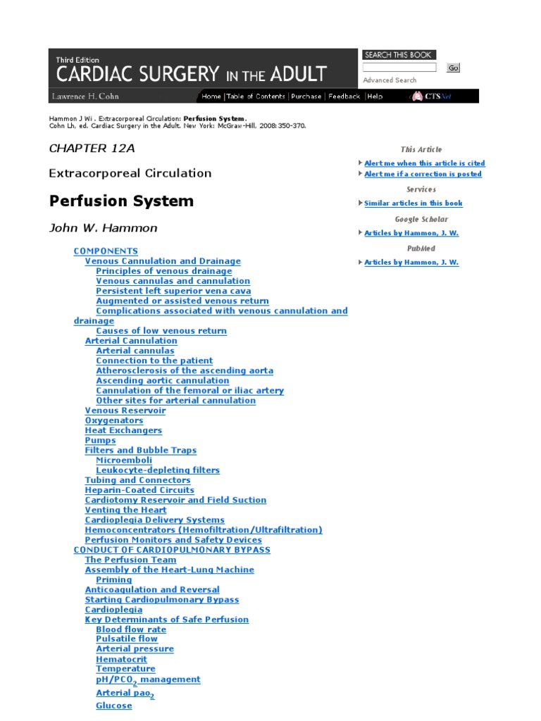 Perfusion System | PDF | Atrium (Heart) | Heart