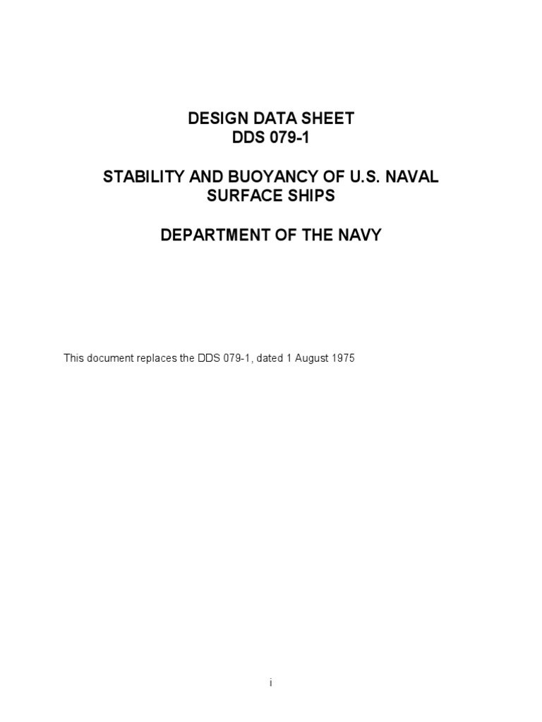 Naval Ship Stability & Buoyancy Guide | PDF | Ships | Hull (Watercraft)