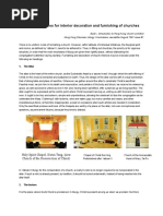 Key Features Inside a Christian Church | PDF | Eucharist | Altar