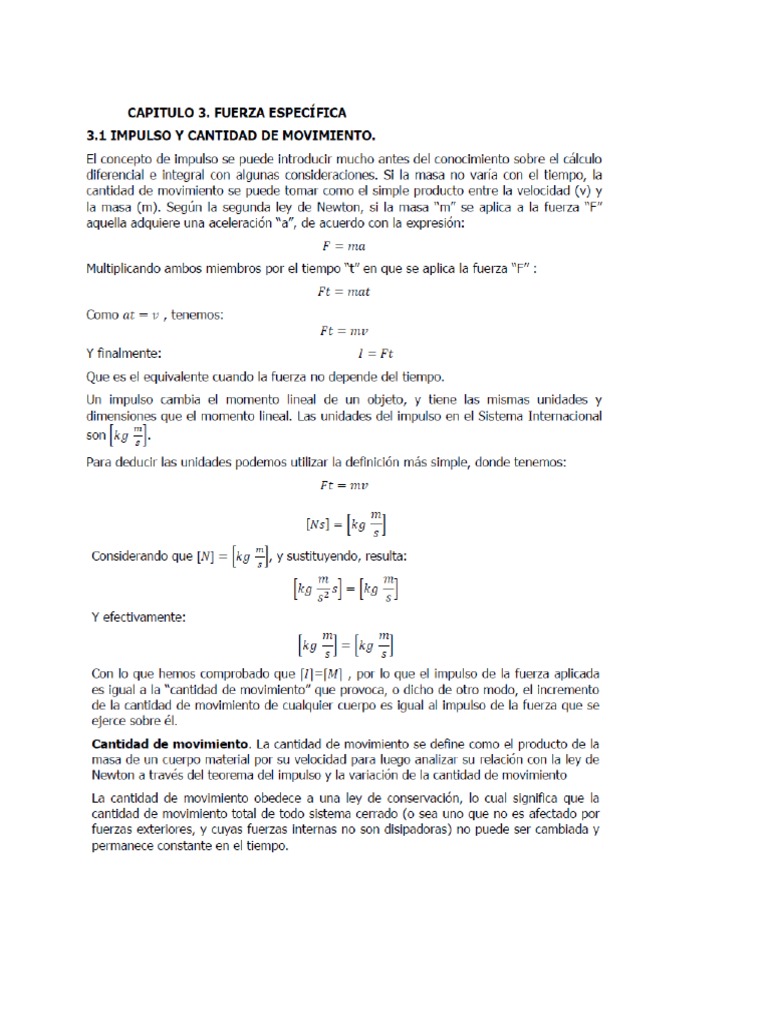 Unidad3. Fuerza Específica. Hidráaulica de Canales. | PDF