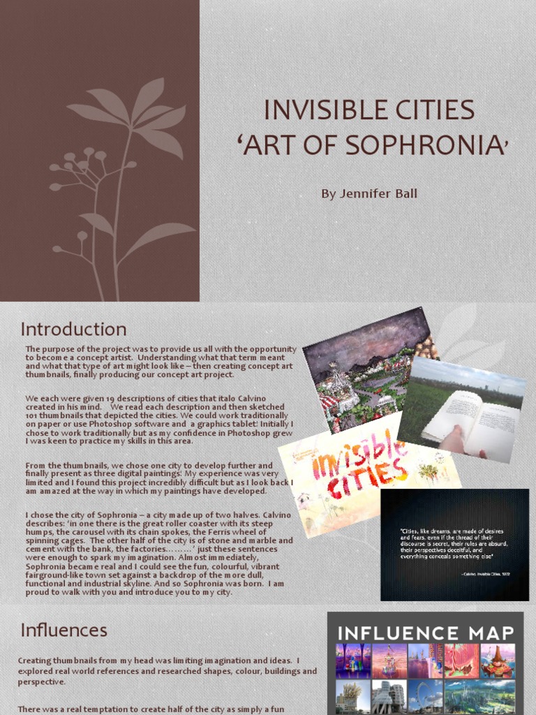 Invisible Cities Art of Sophronia' | PDF
