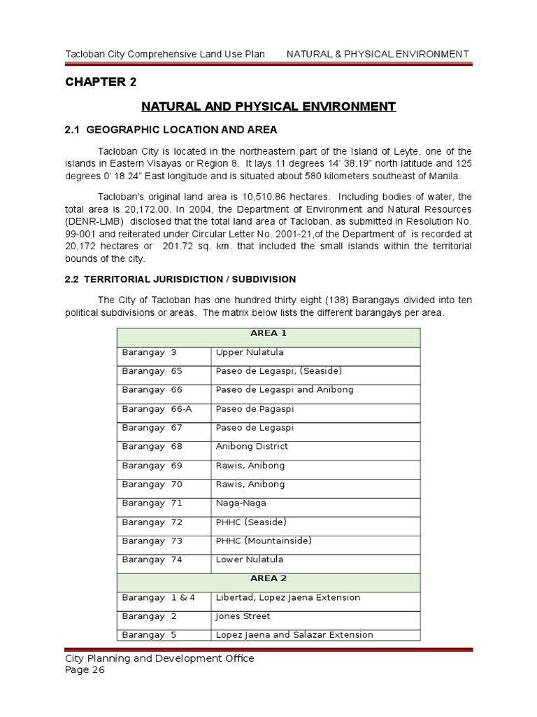 2 Physical Environment 26 - 83 | PDF | Water Resources | Erosion