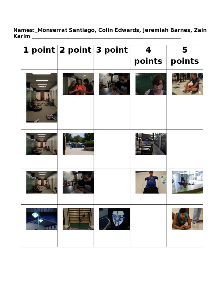 1 Point 2 Point 3 Point 4 Points 5 Points | PDF