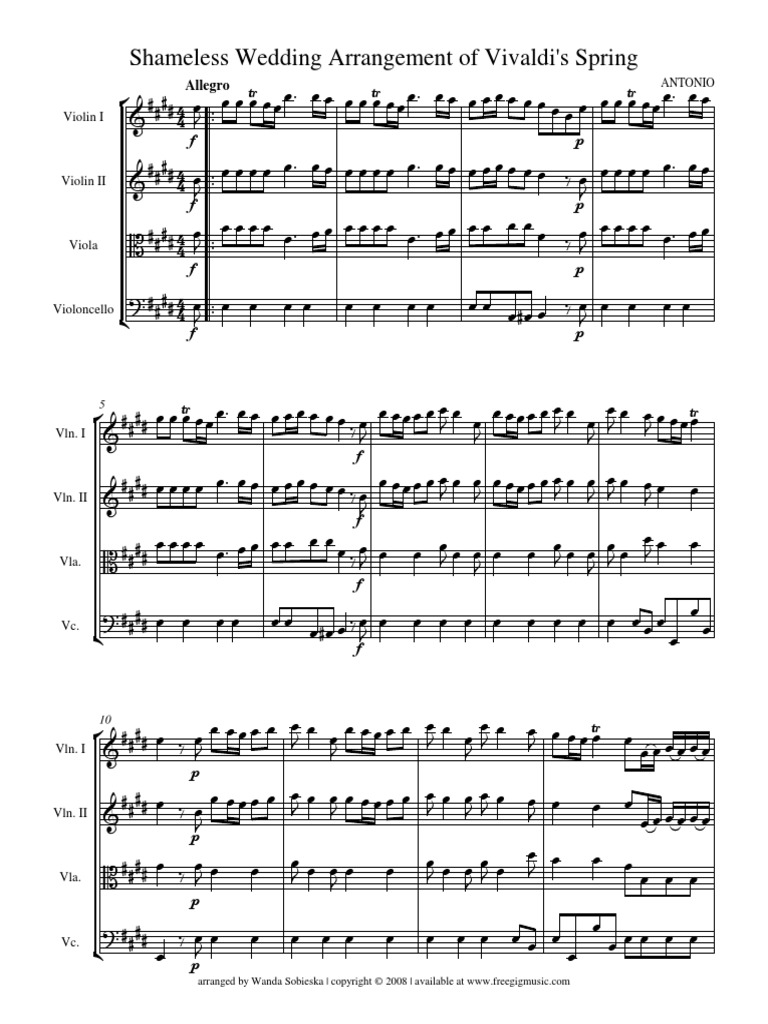 SQ - Vivaldi Spring PDF | PDF