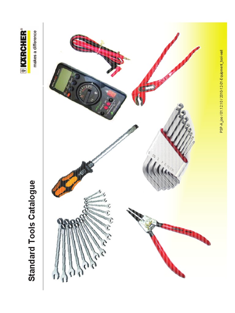 Standard Tools Catalogue | PDF