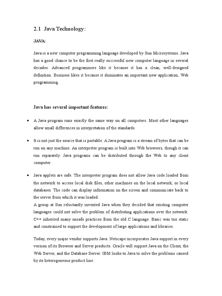 Java, Methodology RMMM | PDF | Java Virtual Machine | Java (Programming ...