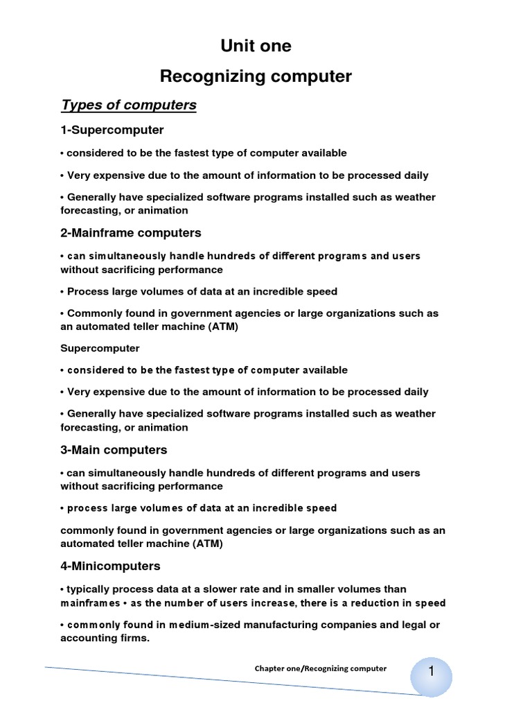 منهاج مادة الحاسوب باللغة الانكليزية | PDF | Computer Data Storage | Computer Network