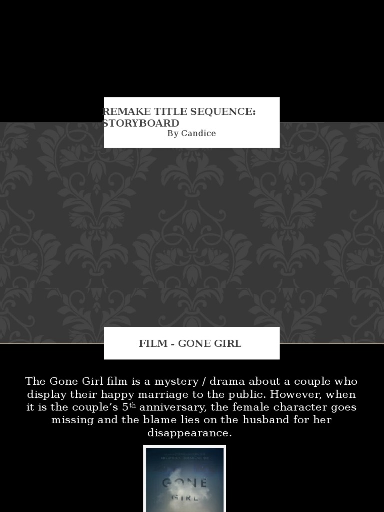 Remake Title Sequence | PDF