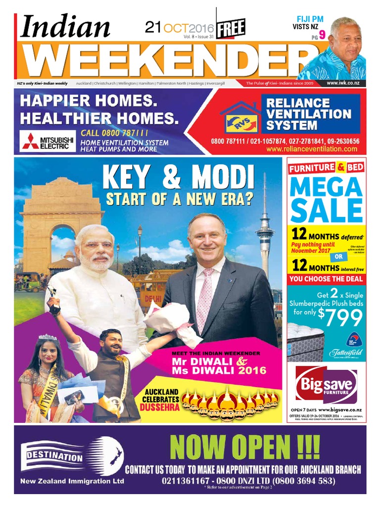 Indian Weekender 21 October 2016 | PDF | New Zealand | Fiji