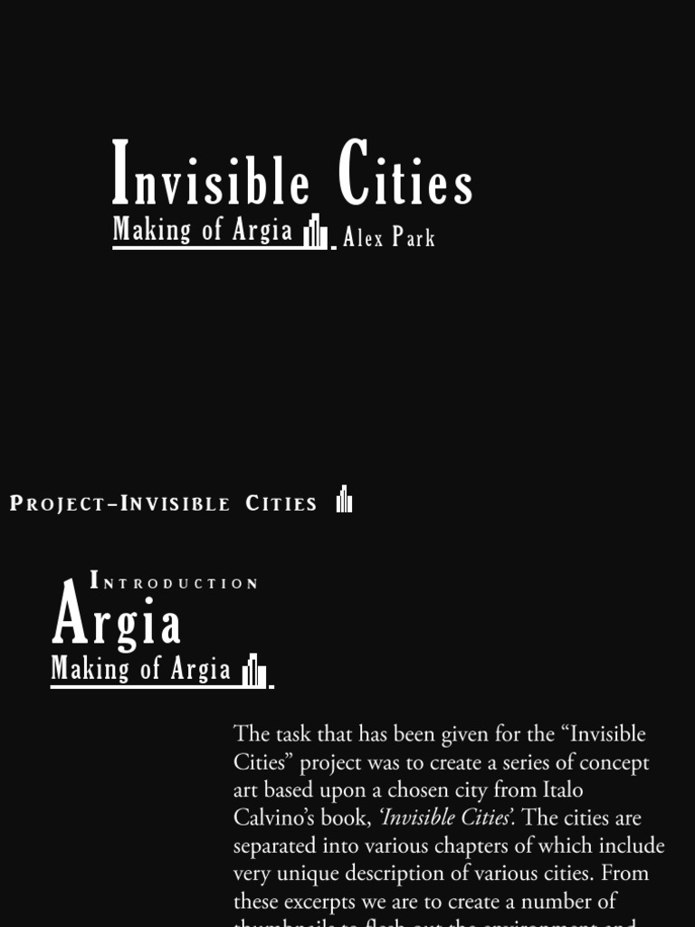 Nvisible Ities: Making of Argia | PDF