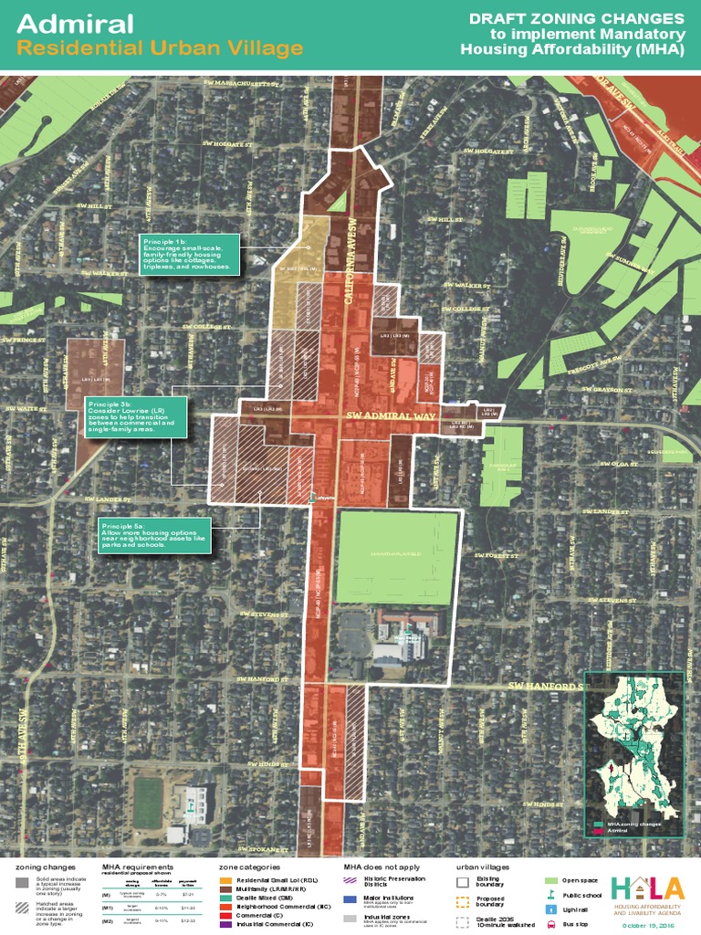 MHA Draft Zoning Changes Admiral | PDF | Urban | Urban Geography