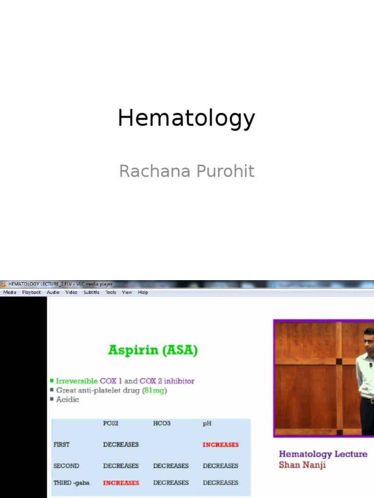 Hematology: Rachana Purohit | PDF