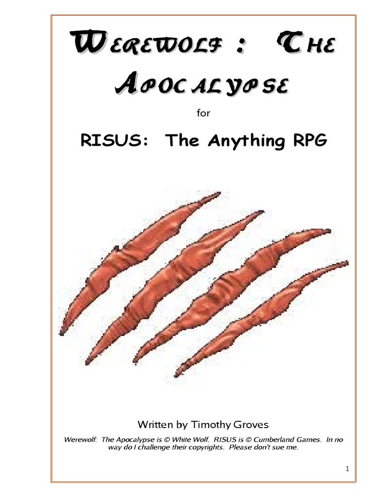 Werewolf PDF | PDF | Werewolves