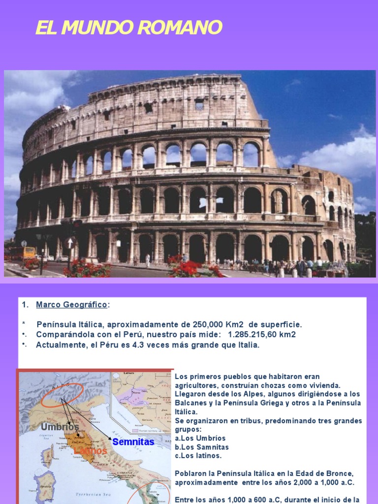 01-1 Unidad Mundo Romano | PDF | Romulus y Remus | imperio Romano