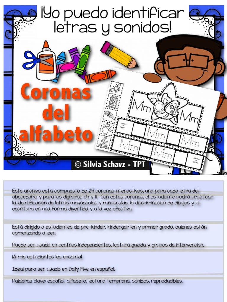 Coronas Del Alfabeto | PDF | Alfabeto | Colación