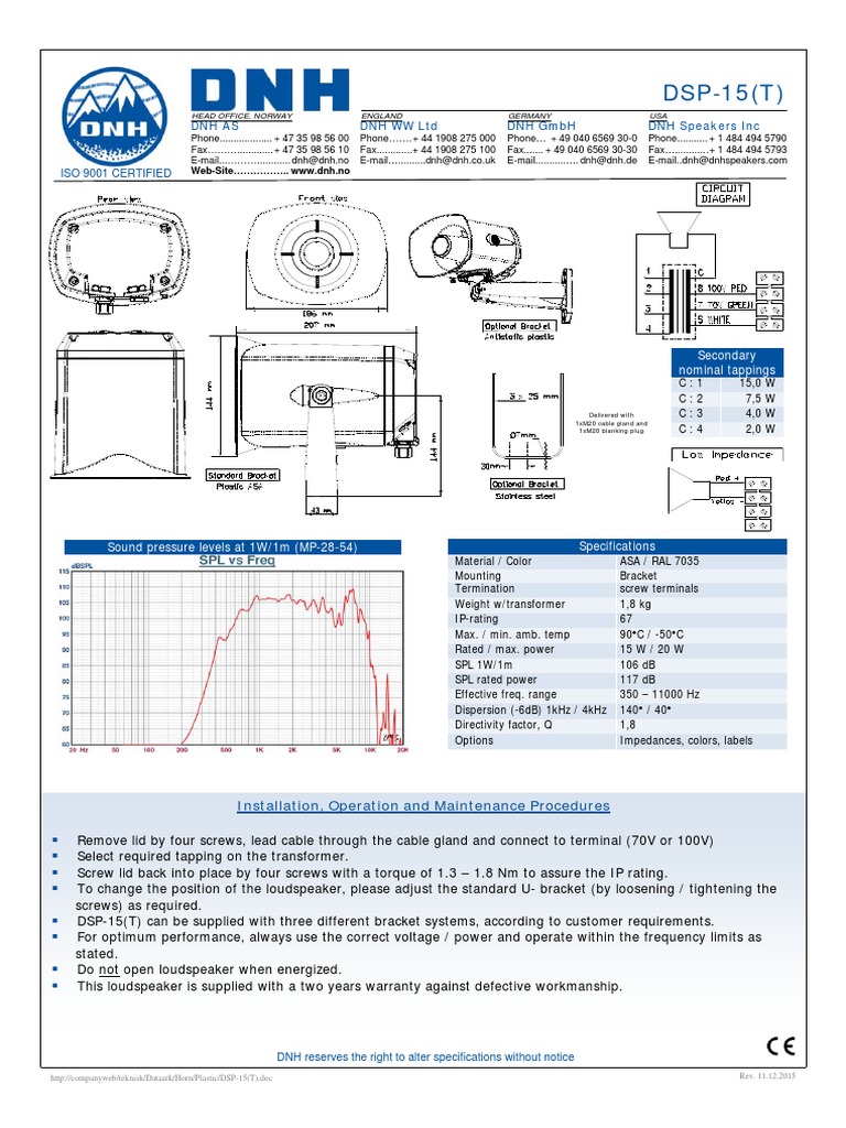 DSP-15(T) Installation Guide | PDF