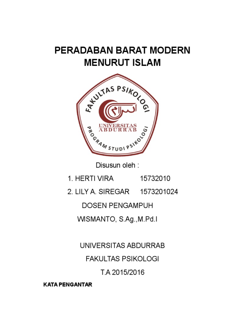 Peradaban Barat dalam Perspektif Islam | PDF | Sejarah