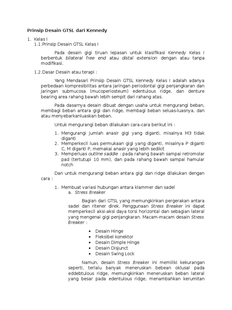 Prinsip Desain GTSL Dari Kennedy | PDF