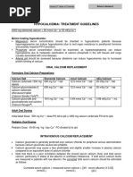 Surgical Critical Care Electrolyte Replacement Guide | PDF | Magnesium ...
