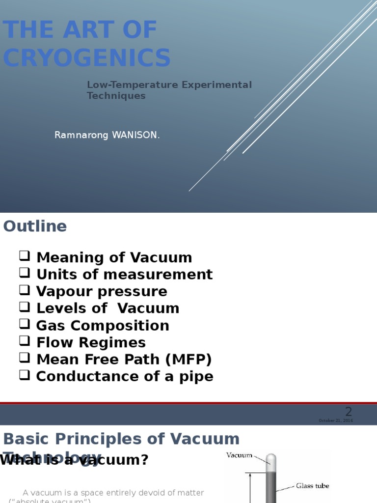 The Art of Cryogenics: Low-Temperature Experimental Techniques | PDF | Vacuum | Pounds Per ...